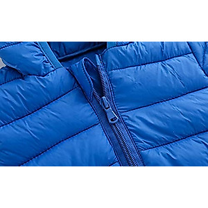 CECORC Winter Coats for Kids with Hoods (Padded) Light Puffer Jacket for Outdoor Warmth, Travel, Snow Play | Girls, Boys | Baby, Infants, Toddlers,18-24-30 Months, 2T, Blue