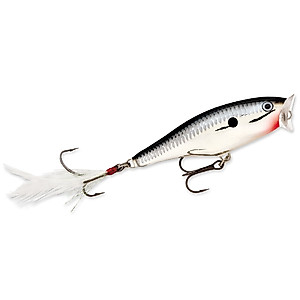 Rapala Skitter Pop 05 Fishing lure, 2-Inch, Chrome