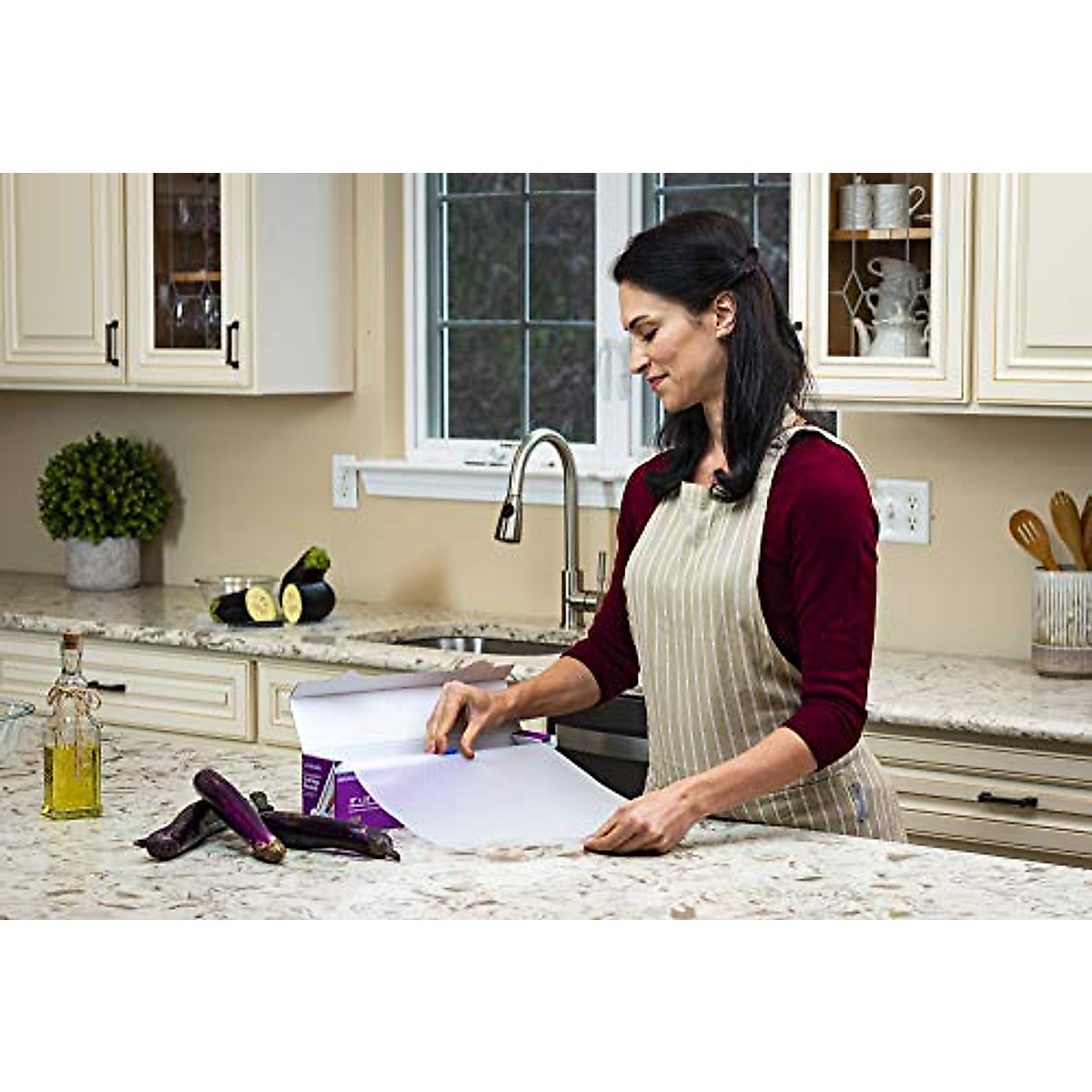 Plastimade Disposable Plastic Cutting Board | Easy To Use Flexible Cutting Board Sheets With Built In Sliding Cutter | For Cooking Prep, Commercial, Traveling, Tailgating, Camping, BBQs Or Kitchen