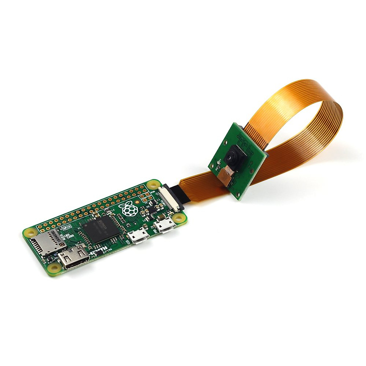 Arducam for Pi Camera Cable, 2 Pack 15 Pin 1.0mm to 22 Pin 0.5mm Flex Ribbon Extension Cable for Raspberry Pi Zero 2W with 150mm and 73mm