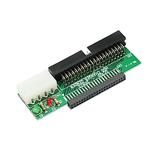 SinLoon 2.5 to 3.5 IDE Adapter,2.5 Inch 44 Pin Hard Disk Drive Laptop IDE to 40 Pin 3.5 Inch Desktop PC PATA Port Converter Card Adapter(IDE 2.5 to 3.5)