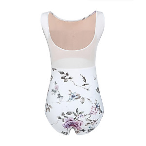 Lanbodance Girls and Women's Tank Leotards for Ballet Dance Gymnastics Bodysuit