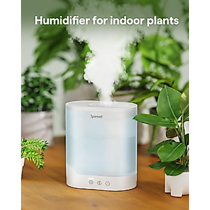 Sponvatt Humidifiers for Bedroom Home,2.5L Top Fill Cool Mist Air Humidifier for Large Room Baby Nursery,Quiet Ultrasonic,With Oil Diffuser and Nightlight,for Plants,Office,Easy to Clean,Auto Shut-Off