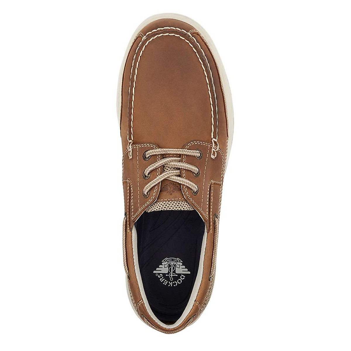 Dockers Men's Beacon Boat Shoe, Dark Tan, 9.5 W US