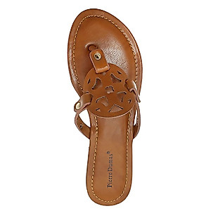 Pierre Dumas Women's Limit-20 Thong Flip Flop Sandal (New Tan, us_footwear_size_system, adult, women, numeric, medium, numeric_9)