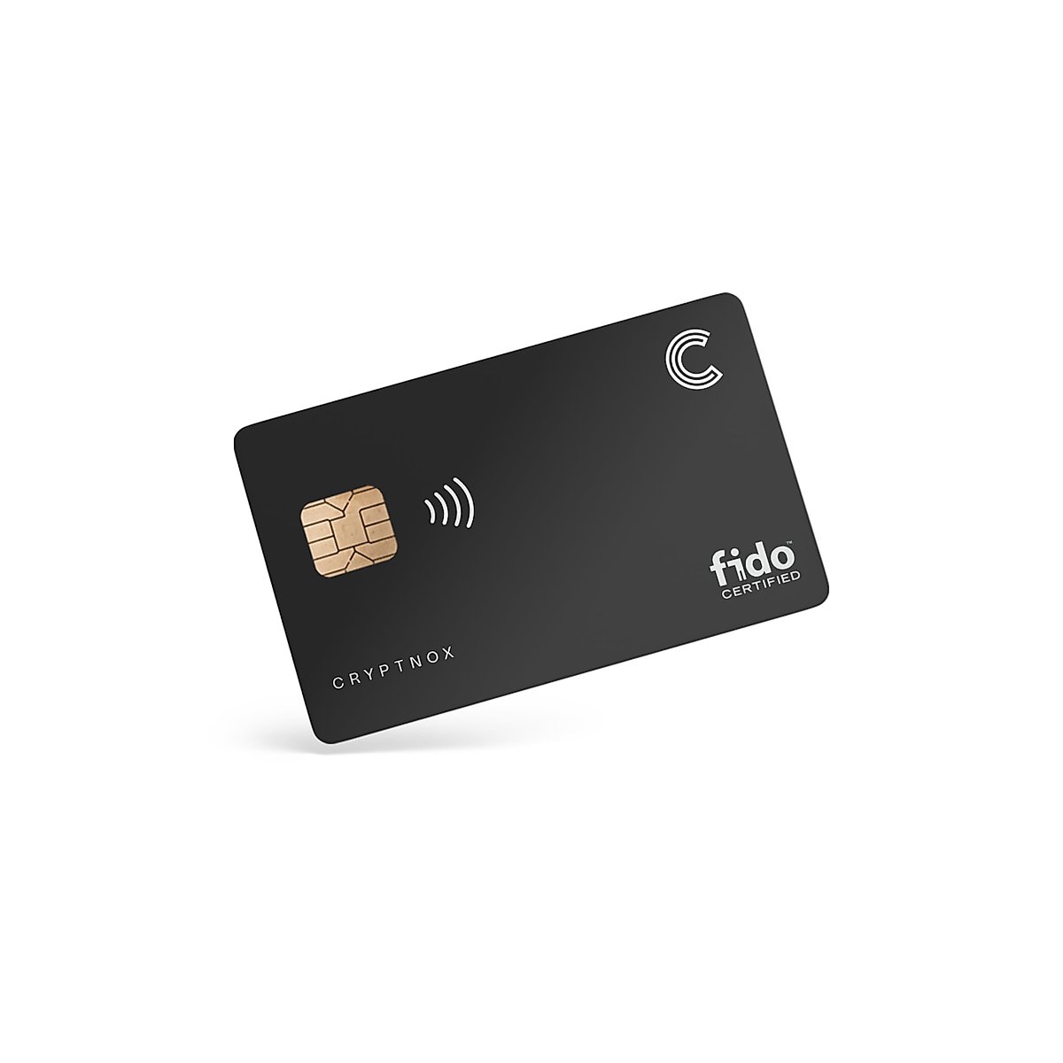 Cryptnox FIDO2 Security Key - Passwordless & 2FA Authentication - Compatible Microsoft, Apple, Google & More - Mifare Desfire - Convenient Card Format - NFC & Contact