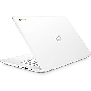 HP Chromebook 14, 14" Full HD Display, Intel Celeron N3350, Intel HD Graphics 500, 32GB eMMC, 4GB SDRAM, B&O Play Audio, Snow White, 14-ca051wm