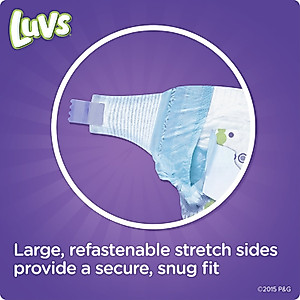 luvs diapers size 5, 140 count