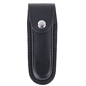 TBoxBo 1pcs Folding Knife Sheath Holster Cowhide Leather Knife Sheath Scabbard