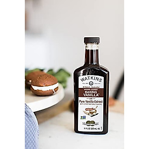 Watkins All Natural Original Gourmet Baking Vanilla, with Pure Vanilla Extract, 11 Fl Oz (Pack of 1) - Packaging May Vary