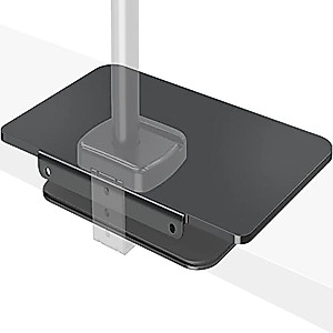 MOUNTUP Quad Monitor Desk Mount with Desk Reinforcement Plate