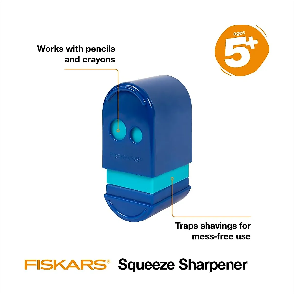 Fiskars Squeeze Sharpener, Assorted Colors