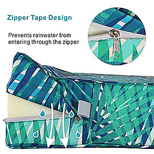 NettyPro Outdoor Bench/Swing Cushion Slip Cover 42 x 18 x 3 Inch, Water Resisitant UV Protection Patio Furniture Loveseat Cushion Cover with Zipper, Replacement Cover Only