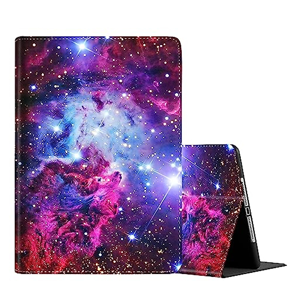 Case for iPad Mini 6 2021 8.3 Inch, Multi-Angle Smart Stand Cover Auto Sleep/Wake for iPad Mini 6th Generation 8.3 Inch，Nebula Galaxy