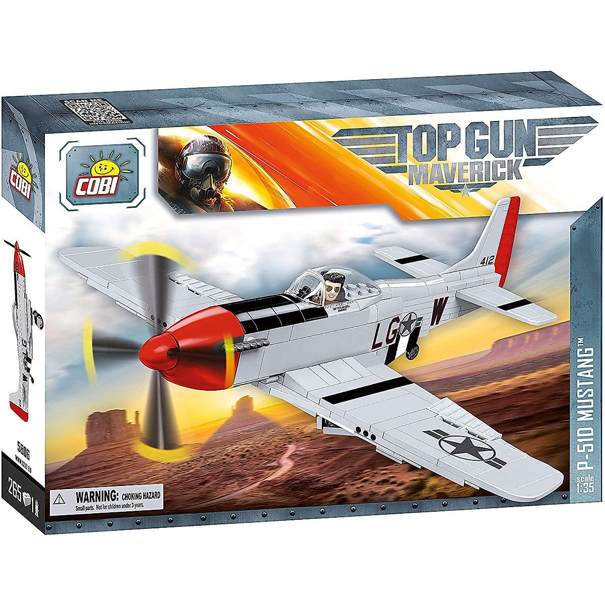 COBI TOP Gun: Maverick Mustang P-51D