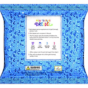 Let's Play Dreidel The Hanukkah Game 2 Extra Large Wood Dreidels Instructions Included