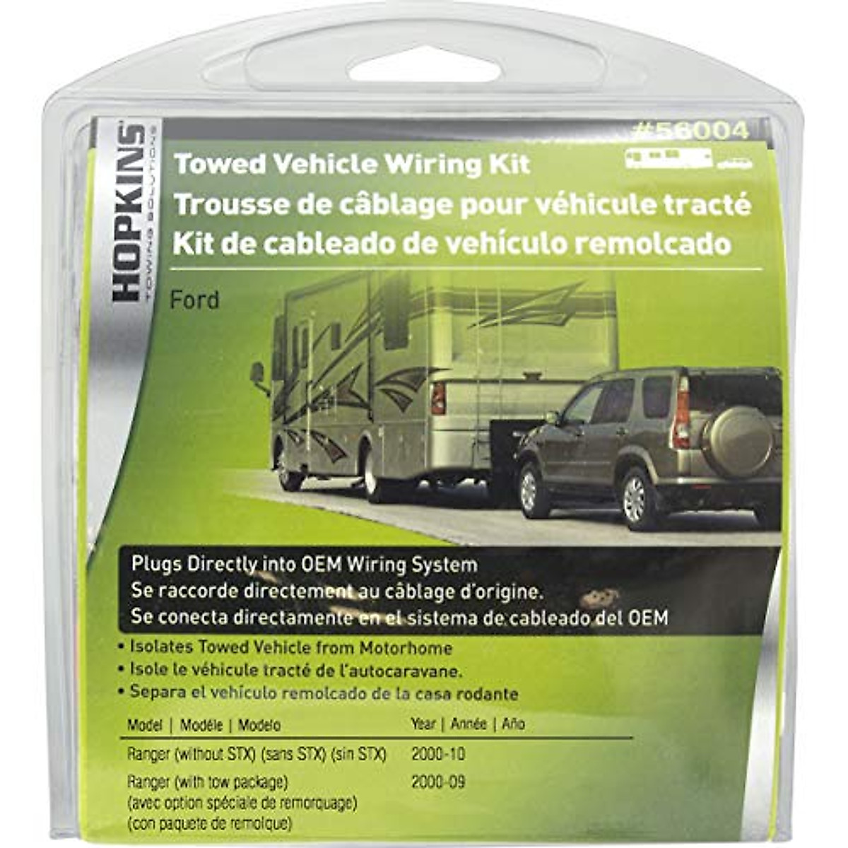 Hopkins Towing Solutions 56004 Plug-In Simple Towed Vehicle Wiring Kit