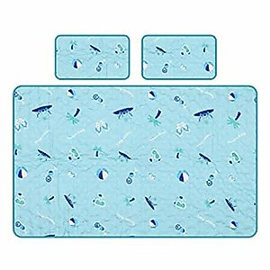Hanil Cool Gel Mattress Bed Pad Cooling Topper Fabric Washing Patten for Summer (Double)