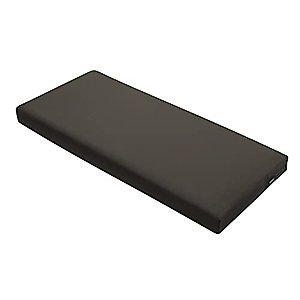 Classic Accessories Ravenna Water-Resistant 48 x 18 x 3 Inch Outdoor Bench/Settee Cushion, Patio Furniture Swing Cushion, Espresso, Patio Loveseat Cushion