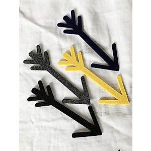 Milestone Marker Set Square Circle Star and Arrow Felt Black…