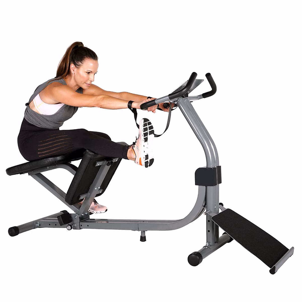 Full Body Stretching Machine Nitrofit Limber Pro. Only Stretch Machine with Adjustable Sliding Seat & Slant Board. Stretch Training Video included. Great for Spinal Decompression, Improving Flexibility, Mobility, Muscle Pain Relief for back, Home Gym