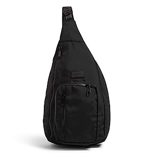 Vera Bradley Women's Recycled Lighten Up Reactive Sling Backpack Bookbag, Just Turtles, One Size