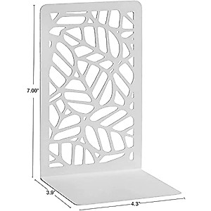 Book End, Bookends for Shelves, Book Ends to hold Books heavy duty, Book Holders for Shelves, Bookends Decorative, Metal Bookends, Book Shelf Decor