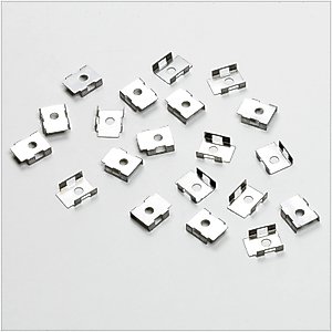 Model Train Metal Coupler Covers, HO Scale, by Scientific, Pack of 20