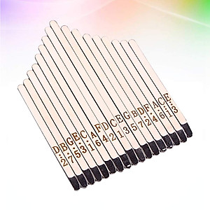 1 Set Thumb Piano Keys Thumb Piano 17 Keys Parts Accessories Kalimba Note Keys Thumb Piano Replacement Keys 17 Key Replacement Kit Kalimba Parts The Piano Music Making Tools