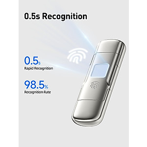 MOVE SPEED 1TB USB3.2 Solid State USB Flash Drive 520MB/s AES256 & Fingerprint Encryption Type C USB Gen 2 Thumb Drive