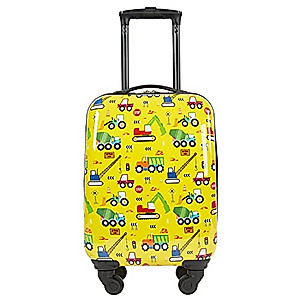 Travelers Club 5 Piece Kids' Luggage Set, Cars