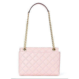 KATE SPADE NATALIA MEDIUM FLAP CROSSBODY SHOULDER LEATHER BAG IN ROSE SMOKE