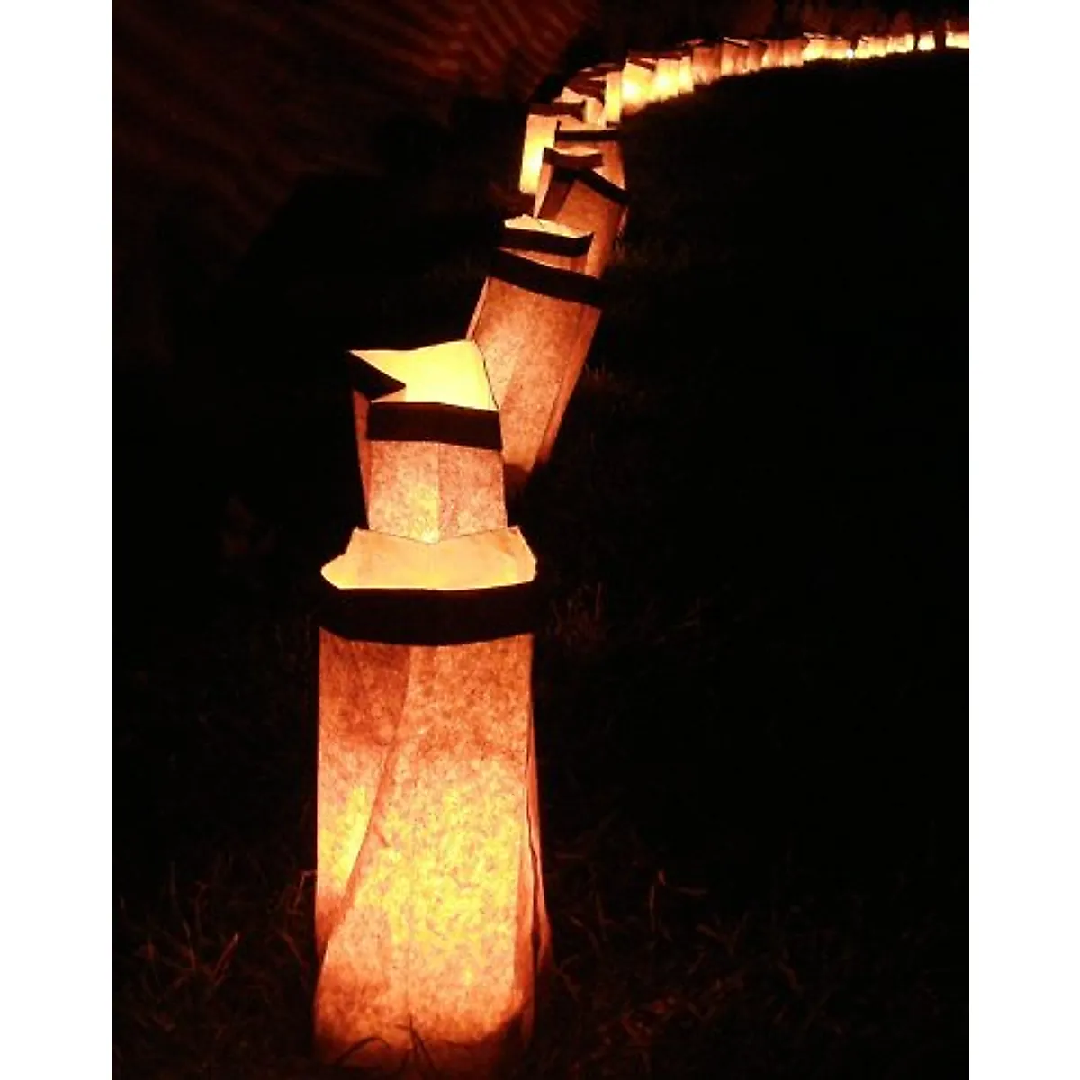 Fortune Products LL-8A Luminary Light, 2 3/4" Length, 1 1/2" Width, 3/4" Height, 8 LEDs, Amber LEDs with Black Base