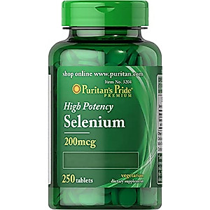 Puritan's Pride Selenium 200mcg
