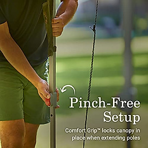 Coleman Oasis Pop Up Canopy, 10 x 10 Canopy Tent, Portable Shade Tent, Moss