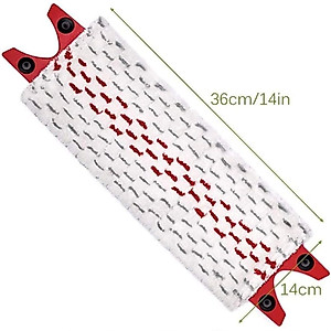 MENGZHUANG 4 packages of ultra-fine fiber filling pads compatible with Ultramax Mop ultra-fine fiber filling