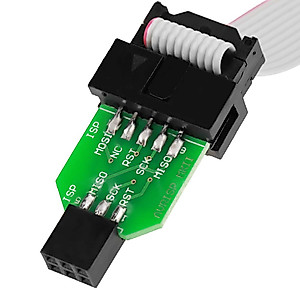 YWBL-WH AVRISP mkII Downloader Compatible with Original Programmer Supports AVR Studio, Electronic Components