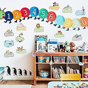 48 Pieces Jungle Animal Cutouts Safari Friend Animal Cutouts Colorful Animal Paper Cutouts with Glue Point Dots for Bulletin Board Classroom School Safari Animals Theme Party