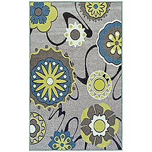 Superior Lana Collection, 6mm Pile Height with Jute Backing, Quality and Affordable Area Rugs, 4' x 6' Grey