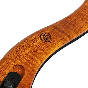 Classic Viola Shoulder Rest for 15”-17” Viola (Full Size) with Adjustable Height | Collapsible | Real Maple Wood | Excellent Support Grip - By MIVI Music