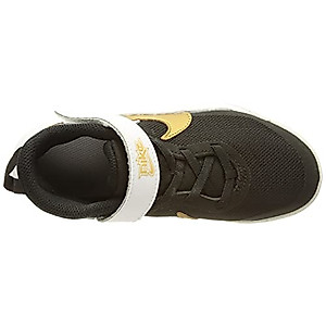 NIKE Unisex Kid's Running Shoes Sneaker, Black Metallic Gold White Photon Dust, 31 EU