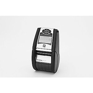 Zebra Technologies QN2-AUCA0M00-00 Series QLN220 Direct Thermal Healthcare Mobile Printer for 2" Application, CPCL, ZPL, LCD, USB, Bluetooth 3.0, Ethernet, Cradle, 128MB/256MB