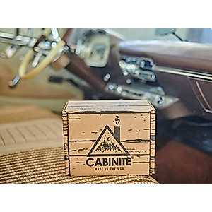 Cabinite Log Cabin Collection, Wild Woods Scented Candle. Eco-Friendly Candle Made with Coconut/Apricot Wax. Over 55+ Hour Burn time. Handmade in The USA.