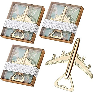 24PCS Airplane Bottle Opener for Wedding Favors Air Plane Travel Beer Bottle Openers for Guests,Party Souvenirs or Decorations…