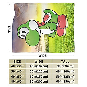 Ckewfaz Throw Blanket Flannel Blanket Soft Blanket Sofa Bed Blanket 60"x50"