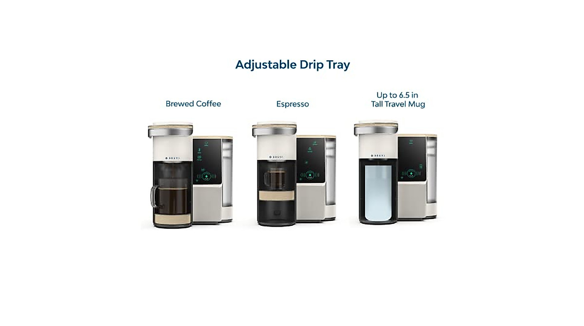 Bruvi Bundle: Single-Serve Coffee System & 20 B-Pods