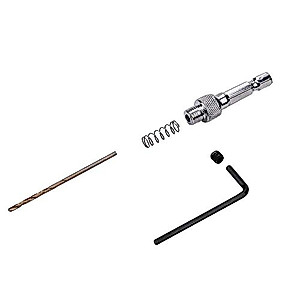 Eagles Self Centering Hinge Drill Bits for Door Cabinet - 4pcsHSS 1/4" hex Shank self Centering Predrill Bits for Woodworking,5/64" 7/64" 9/64" 11/64"