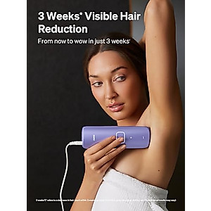 Ulike Laser Hair Removal for Women and Men, Air 3 IPL Hair Removal with Sapphire Ice-Cooling System for Nearly Painless & Long-Lasting Result, Flat-Head Window for Body & Face at-Home Use