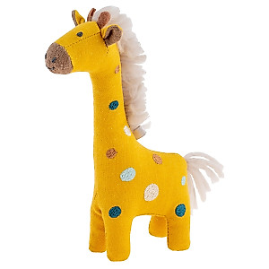 Stephen Joseph, Muslin Blanket and Stuffed Animal, Giraffe, Yellow
