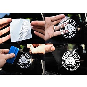 I'd Rather Be Hiking Decal Outdoor Backpacking Explore | White | Made in USA by Stick This! | Sticker for Car or Truck Windows, Laptop, Water Bottle, Tablets etc. | 5.5" x 2.75" |